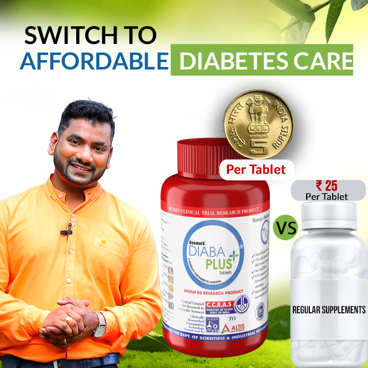 Buy Deemark Diaba Plus Tablets for Natural Diabetes Relief